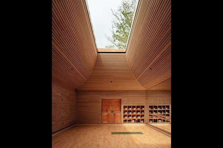 In pictures: Invisible Studio unveils yoga studio at The Newt, Somerset ...